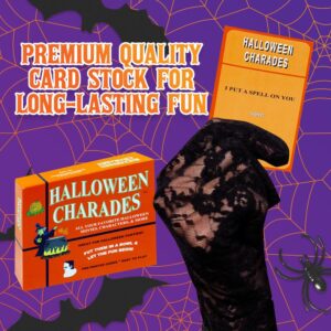 Anton Publications Halloween Charades The Ultimate Halloween Party Game for Adults, Friends, and Family - Spooky Fun with Halloween Movie Characters and TV Shows References