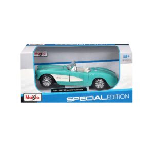 Maisto 1:24 Scale 1957 Chevrolet Corvette Diecast Vehicle (Colors May Vary)