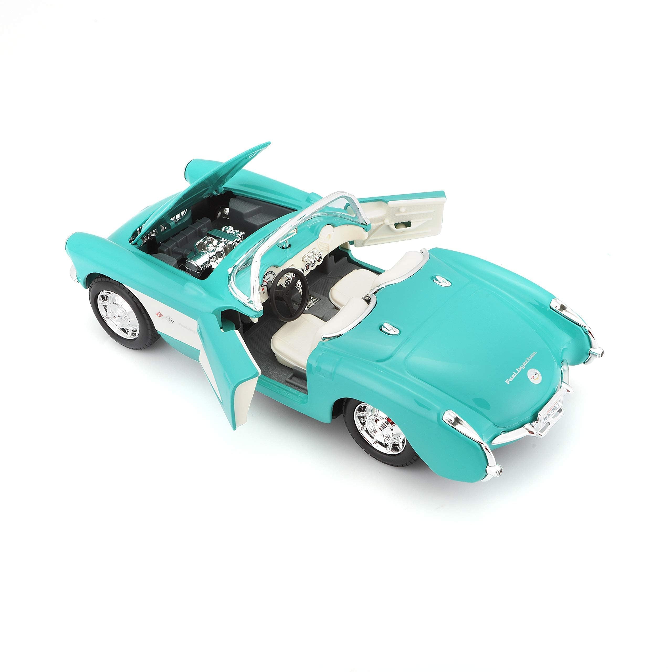 Maisto 1:24 Scale 1957 Chevrolet Corvette Diecast Vehicle (Colors May Vary)