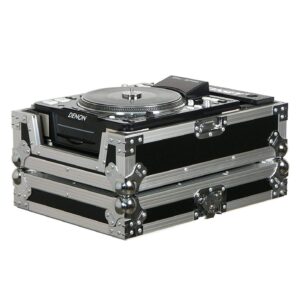 odyssey fzcdj flight zone ata case for single large format cd player