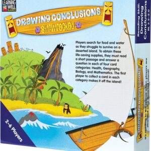 Edupress Learning Well Games Drawing Conclusions—Shipwrecked Game, Blue Levels 3.5-5.0