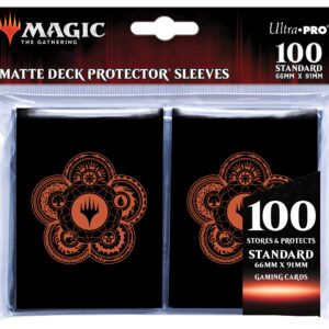 Ultra Pro Mana 7 Card Sleeves, Color Wheel Orange