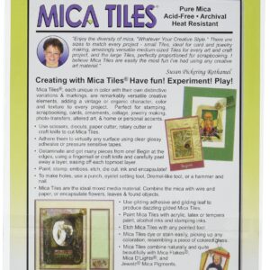 US Artquest Mica Tile Medium Pieces 1-Ounce, Approx 5-Inch by 6-Inch