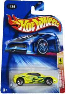 hot wheels 2004 ferrari heat 1/5 360 modena yellow 128