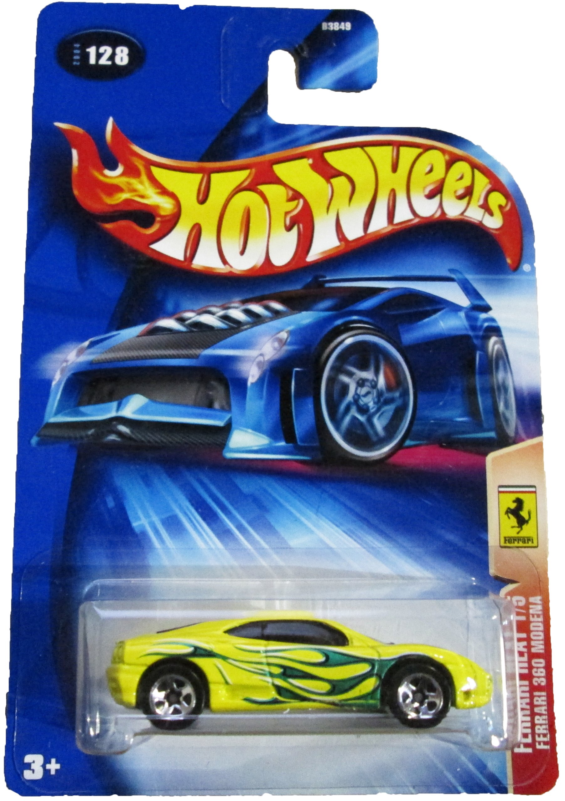 Hot Wheels 2004 Ferrari Heat 1/5 360 Modena YELLOW 128