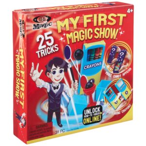 alex toys: ideal magic, my first magic show, learn 25 easy tricks with props, great for children eager to learn the art of magic, for ages 4 and up