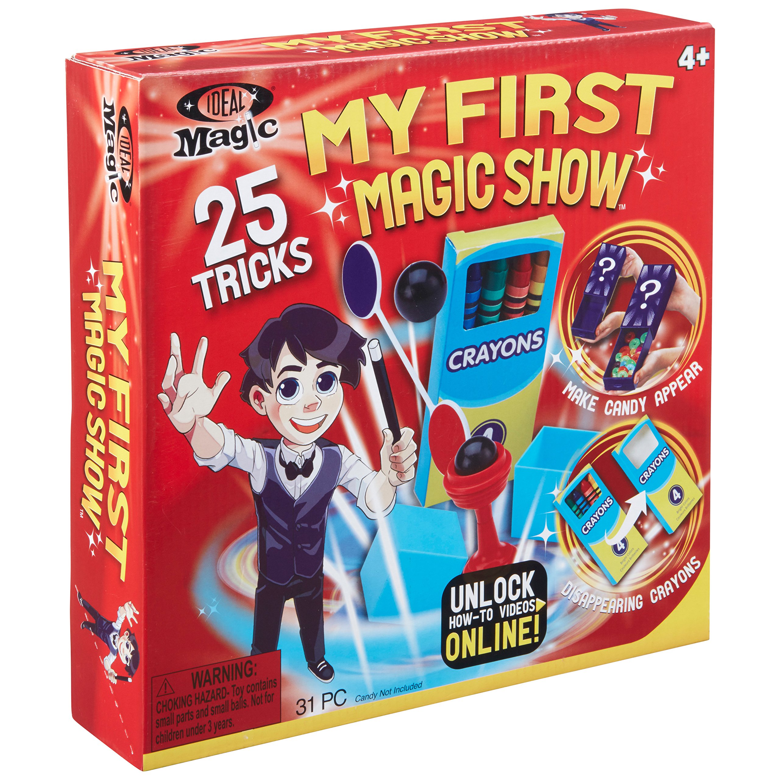 Alex Toys: Ideal Magic, My First Magic Show, Learn 25 Easy Tricks with Props, Great for Children Eager to Learn the Art of Magic, For Ages 4 and up