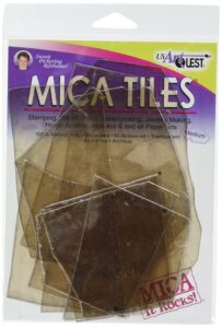 us artquest mica tile medium pieces 1-ounce, approx 5-inch by 6-inch