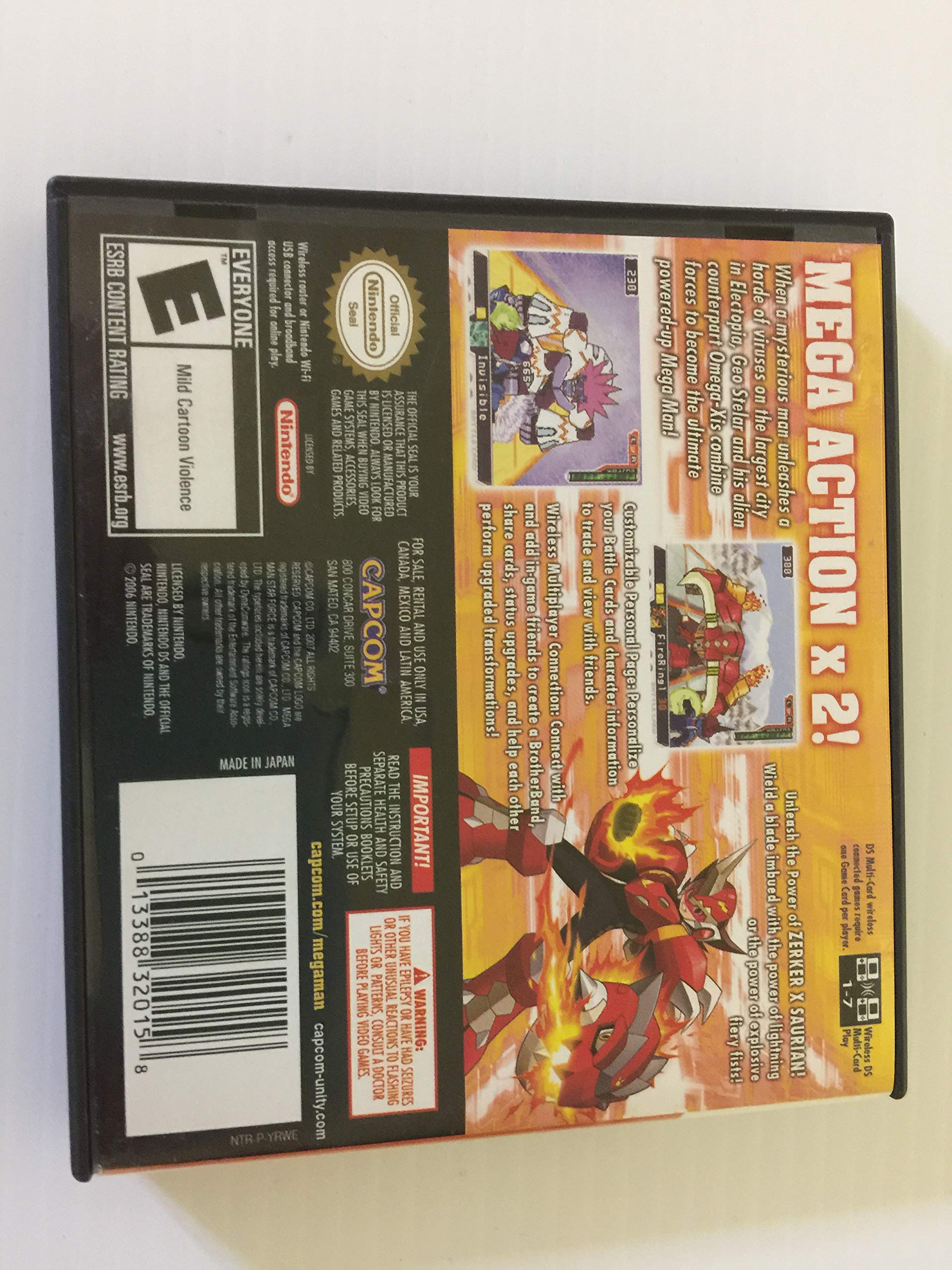 Mega Man Star Force 2 Zerker X Saurian - Nintendo DS