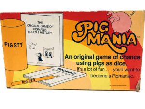 pig mania: an original game of chance using pigs as dice (1977)