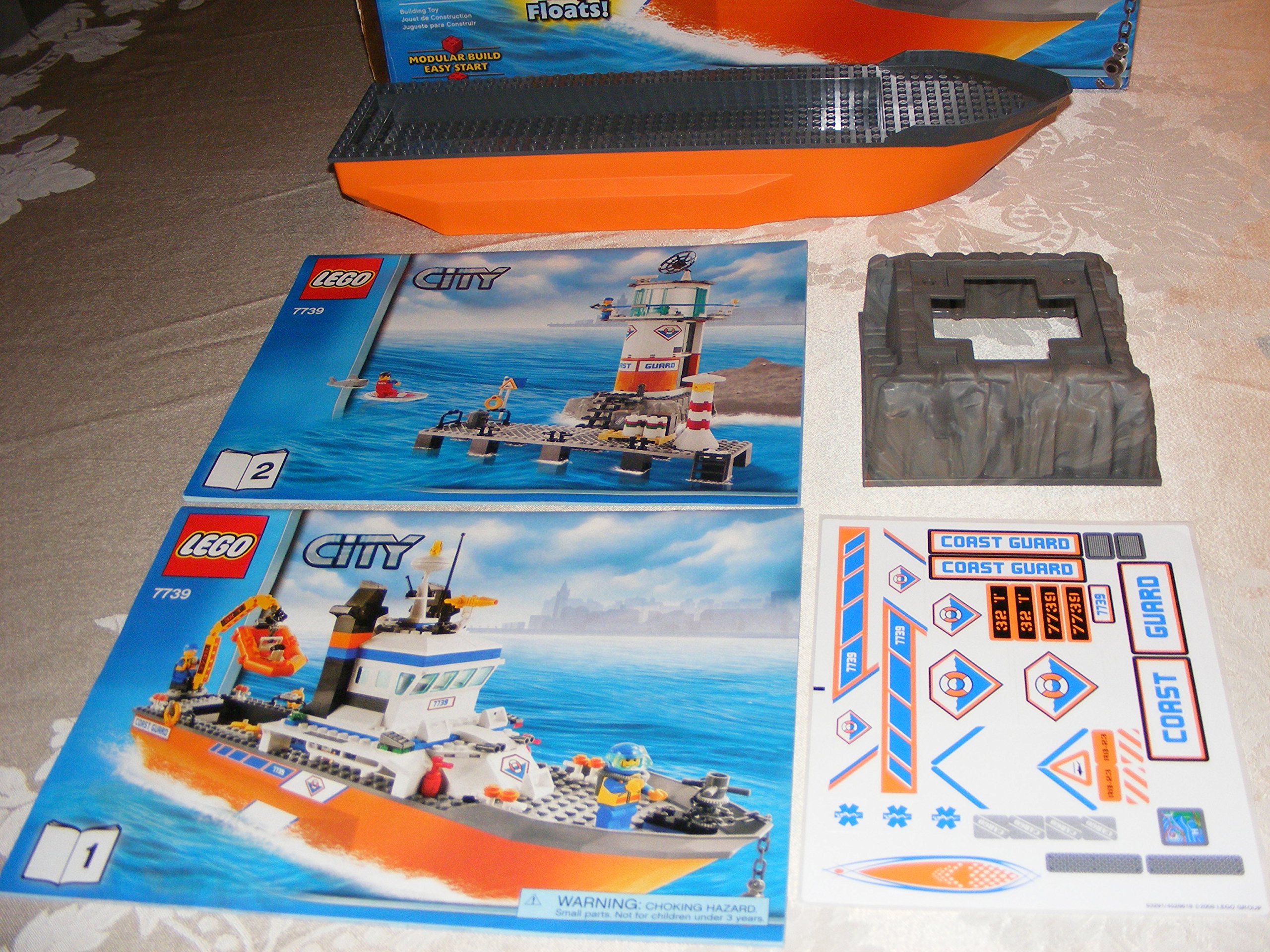 LEGO 7739 City Coast Guard Patrol Boat and Tower