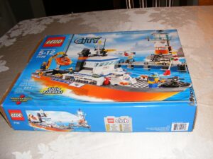 lego 7739 city coast guard patrol boat and tower