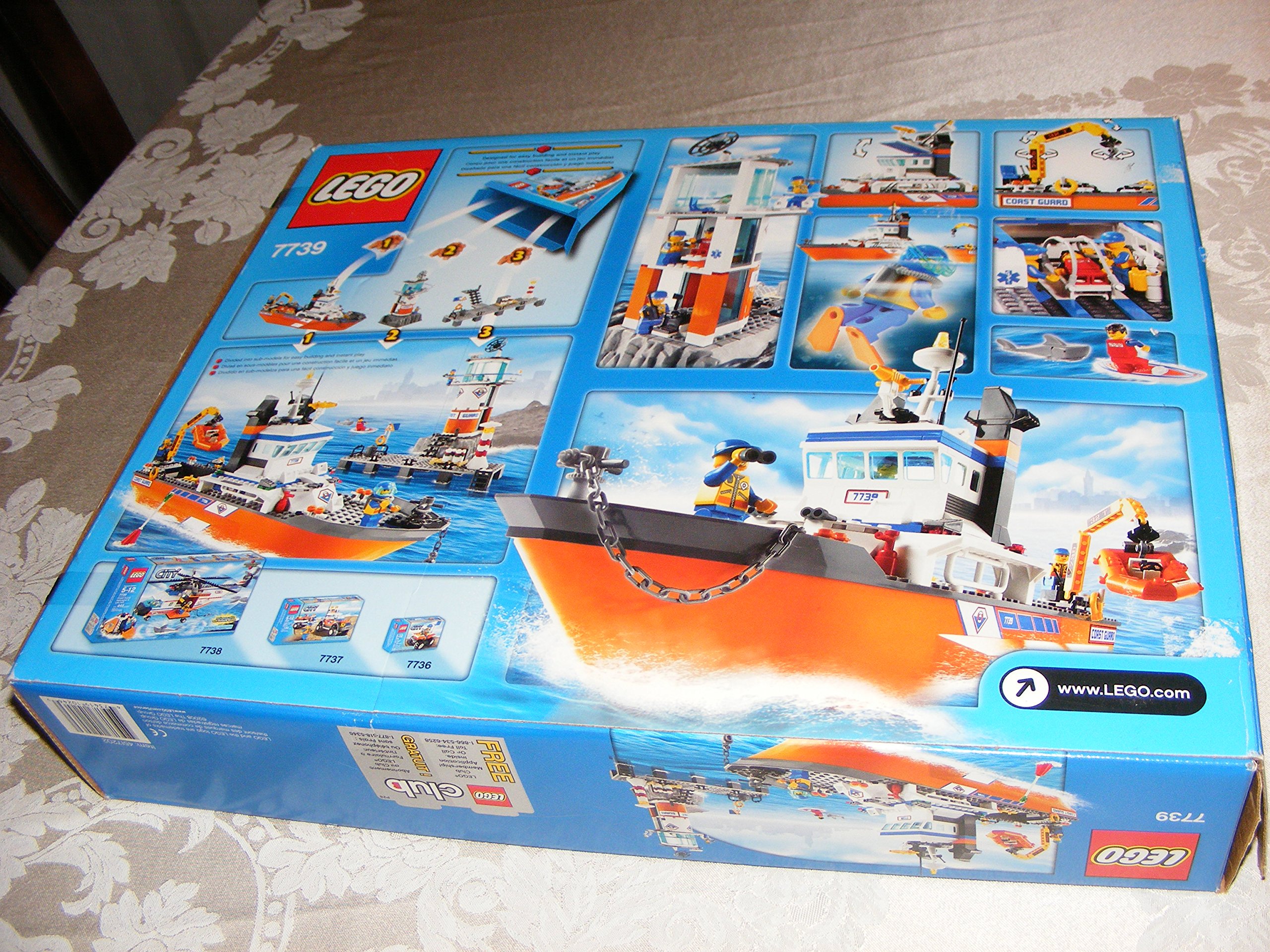 LEGO 7739 City Coast Guard Patrol Boat and Tower