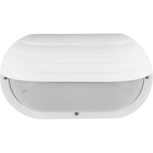 Progress Lighting P5706-30 Bulkheads Outdoor, 10-1/2-Inch Width x 5-7/8-Inch Height, White