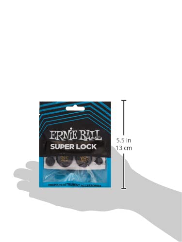 Ernie Ball Super Locks, Black (P04601)