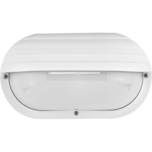 Progress Lighting P5706-30 Bulkheads Outdoor, 10-1/2-Inch Width x 5-7/8-Inch Height, White