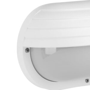 Progress Lighting P5706-30 Bulkheads Outdoor, 10-1/2-Inch Width x 5-7/8-Inch Height, White