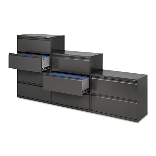 Hon 800 Series Two-Drawer Lateral File, 42w x 19-1/4d x 28-3/8h, Charcoal 892LS