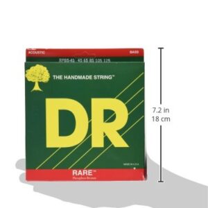 DR Strings Rare- Phosphor Bronze Acoustic5 String Bass 45-125