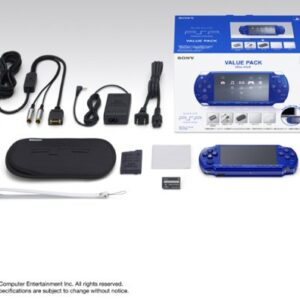 PSP "PlayStation Portable" Value Pack Metallic Blue (PSPJ-20003) [maker production end]