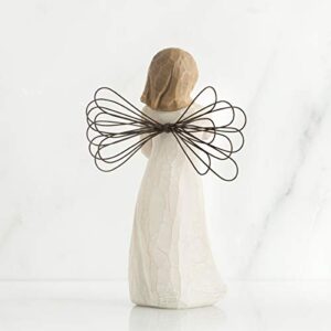 Willow Tree Angel of The Garden, Bringing Forth a Garden of Love and Beauty, Gift to Celebrate Friendships, People with Green Thumbs, Sculpted Hand-Painted Angel Figurine