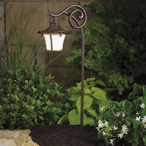 Kichler 15420AGZ Cotswold Path & Spread 1-Light 12V, Aged Bronze