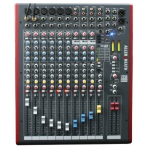 Allen & Heath ZED12FX - Multipurpose Mixer with FX. 6 mono, 3 stereo channels (AH-ZED12FX)