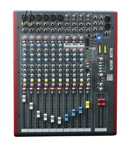 Allen & Heath ZED12FX - Multipurpose Mixer with FX. 6 mono, 3 stereo channels (AH-ZED12FX)