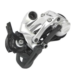 sram x5 9 speed medium cage rear derailleur silver