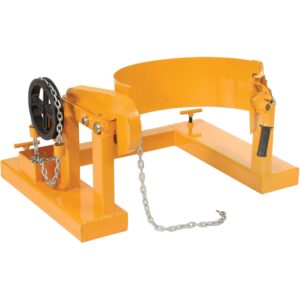 global industrial 1500 lb. capacity forklift tilting drum dumper