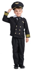 pilot boy jacket costume set - small 4-6