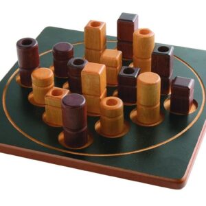 Quarto | Wooden Strategy Board Game for Adults and Families | Ages 8+ | 2 Players | 15 Minutes