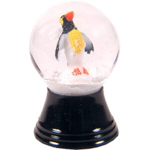 alexander taron importer pr1151 perzy snowglobe, mini penguin-1.5" h w x 1" d, 1.5" x 1" x 1", white