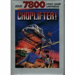 choplifter! atari 7800 video game cartridge