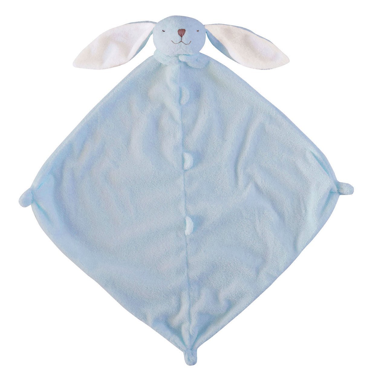 Angel Dear Blue Bunny Blankie & Ring Rattle Set