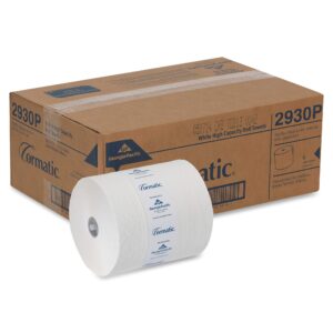 Cormatic Paper Towel Roll by GP PRO (Georgia-Pacific), White, 2930P, 700 Linear Feet Per Roll, 6 Rolls Per Case