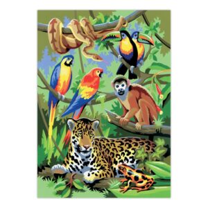 Royal & Langnickel Painting by Numbers Junior Small Art Activity Kit, Jungle Scene