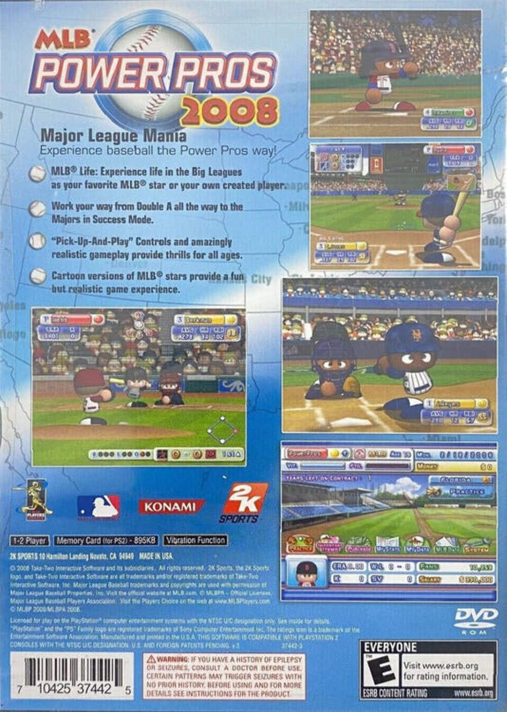 PS2 MLB Power Pros 2008