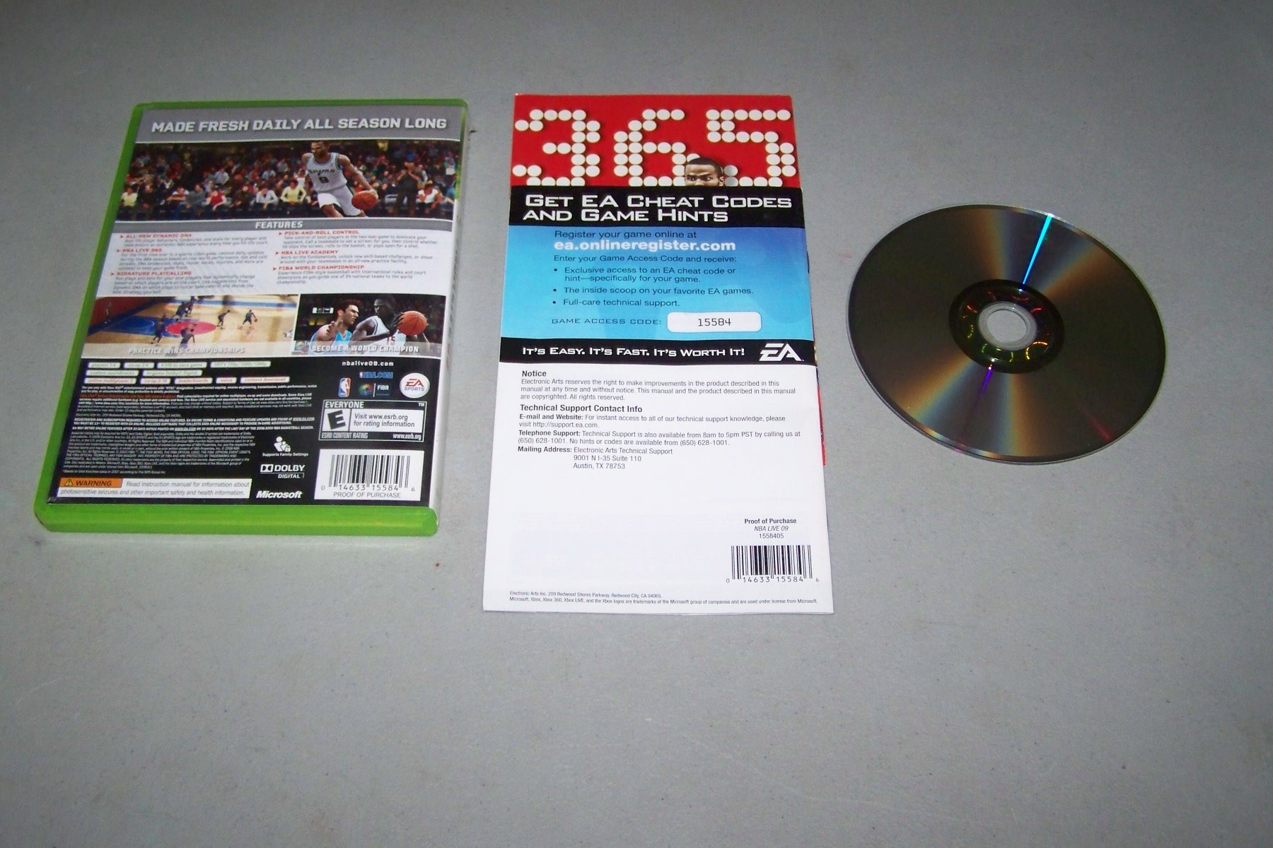 NBA Live 09 - Xbox 360