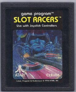 atari video computer system cartridge - slot racers