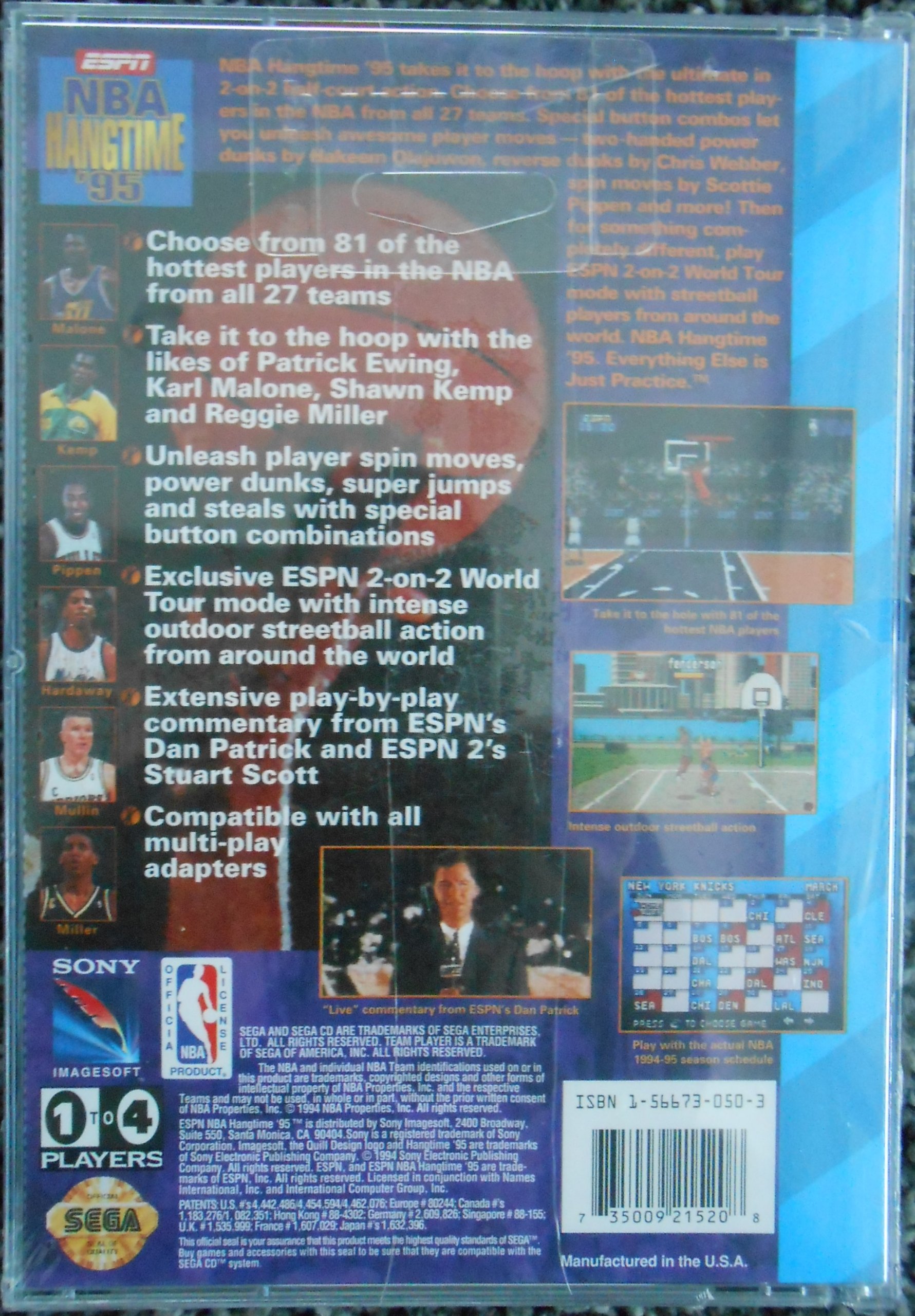 SEGA CD NBA Hangtime '95