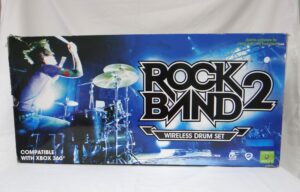 rock band 2 wireless drum set - xbox 360