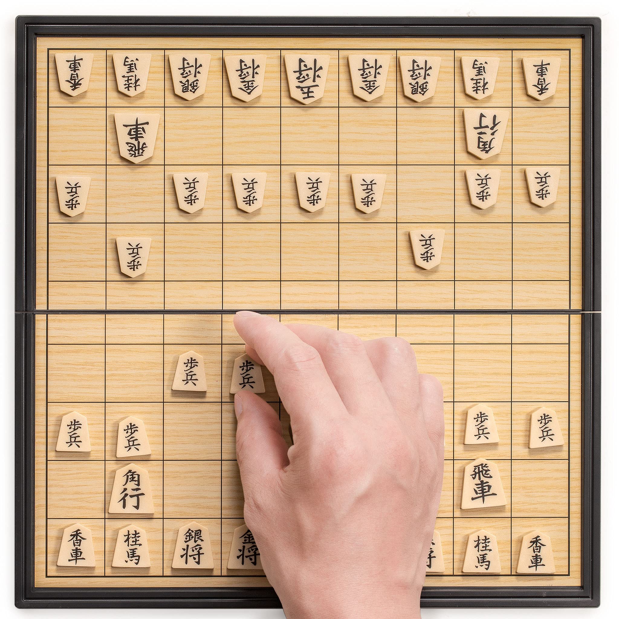 Yellow Mountain Imports Shogi Japanese Chess Magnetic Travel Game Set - 9.75-Inch