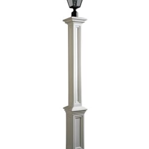 Mayne 5835-WH Signature Outdoor Lamp Post, 9.5x9.5, White