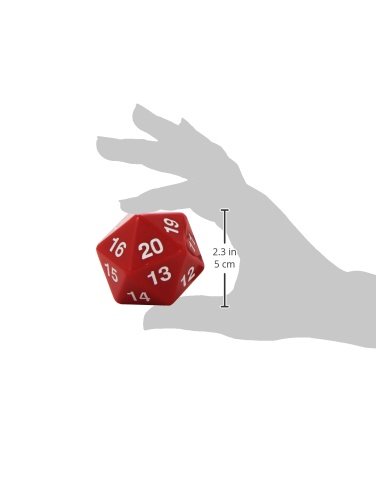 Koplow Games Red Jumbo Dice D20 Count Down 55mm Dice