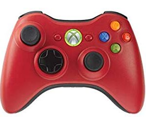 Xbox 360 Limited Edition Red Wireless Controller and Play & Charge Kit