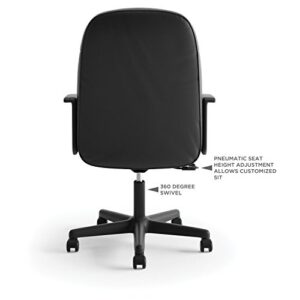 BSXVL601ST11 - Basyx VL601 Series Leather Mid-Back Swivel/Tilt Chair