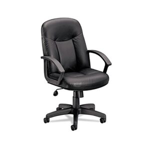 bsxvl601st11 - basyx vl601 series leather mid-back swivel/tilt chair