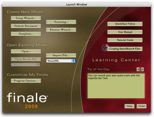 Finale 2009 - Academic [OLD VERSION]