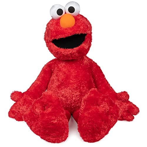 GUND Sesame Street Official Jumbo Size Elmo Muppet Plush, Premium Plush Toy for Ages 1 & Up, Red, 41”